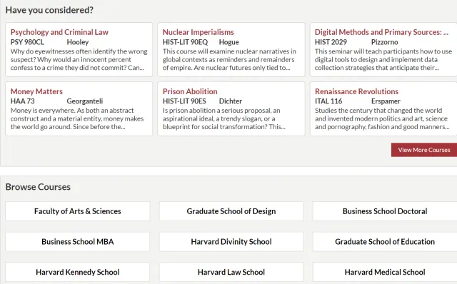 "Homework" in College | Harvard