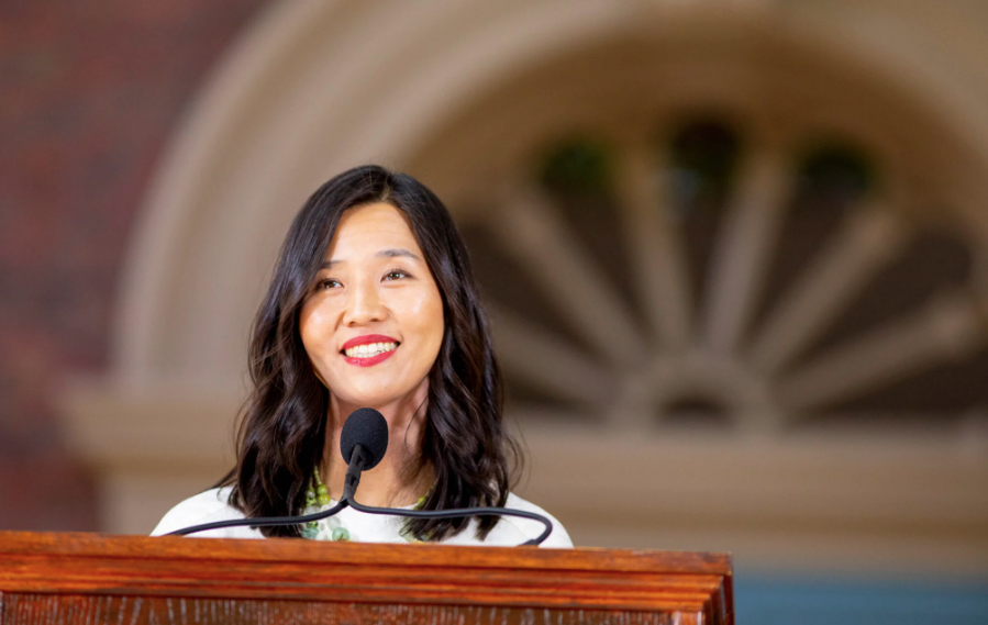 Pursuit of joy starts with truth, Wu tells graduates | Harvard